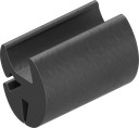 Clamping profile, EPDM 75 ± 5 Shore A black; 1030-03